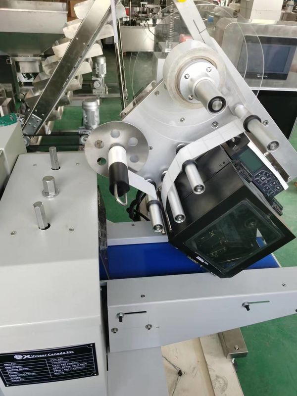 YIMU PLC HMI Automatic Sticker Printer Label Applicator For Food Online