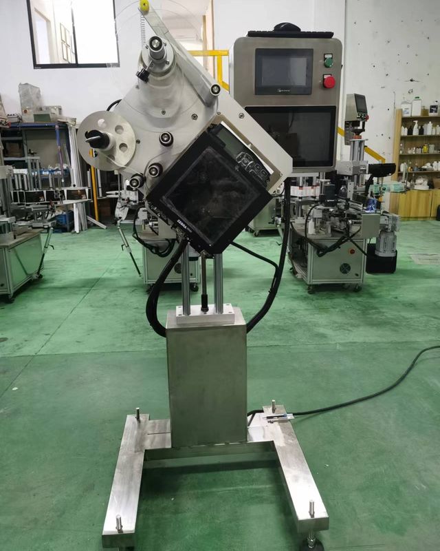 YIMU PLC HMI Automatic Sticker Printer Label Applicator For Food Online