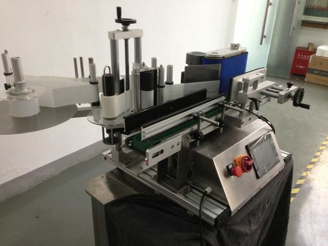 40 Bottles/Min Benchtop Automatic Labeling Machine For Pepper Jar Clamp ...