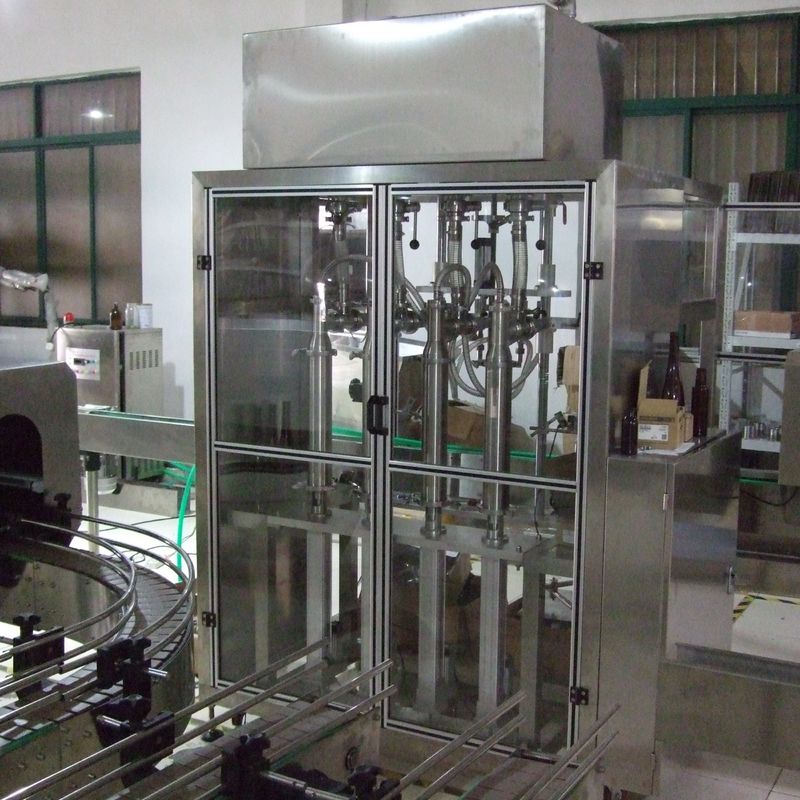 Fully Automatic Bleach Capping Liquid Filling Machine For Coffee Syrup ...