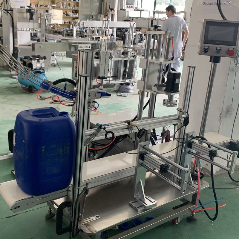 Soysauce Vinegar Barrel ROPP Semi Automatic Capping Machine 10L-30L