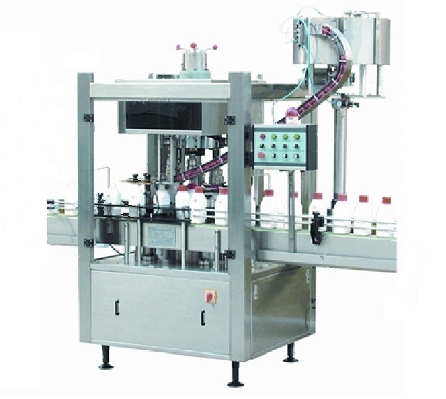 Inline Screw Rotary Semi Capping Machine Water Bottle Sealing Machine High Speed