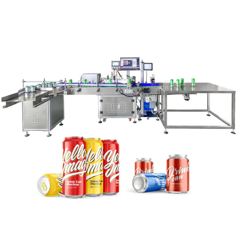 YM515 Automatic Beverage Beer Aluminum Can Vision-Based Orientation ...
