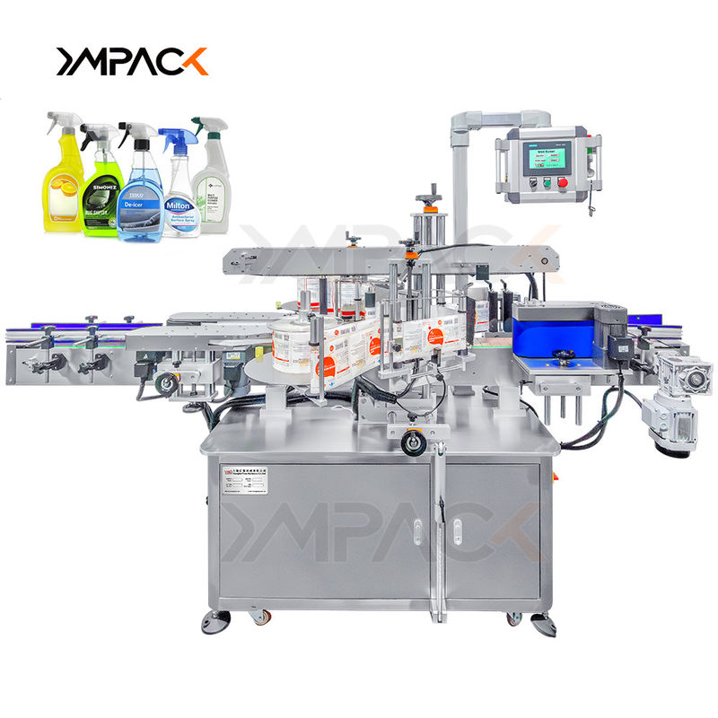 Yimu YM620 Automatic Double Side Square Bottle Label Applicator For Plastic Glass Bottle