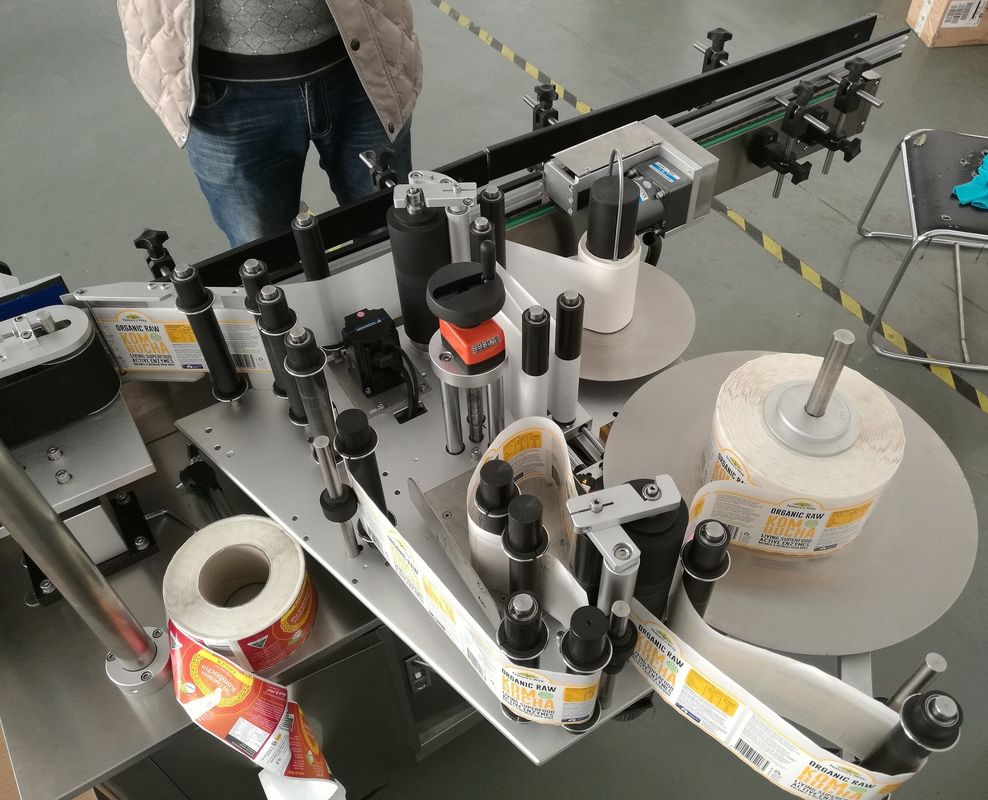 SS304 Beer Glass Bottle Labeling Equipment Tabletop Round Bottle ...