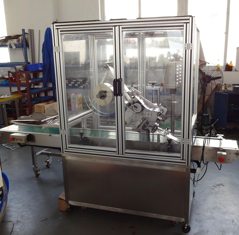 Automatic Food Can Label Applicator Labeling Machine For Biscuit Box 240V
