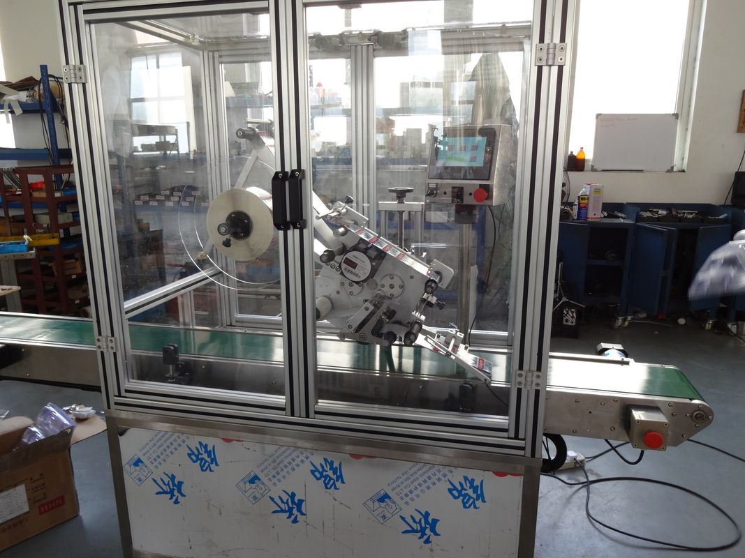 tamper evident Top And Bottom Labeler Applicator Machine For electronic ...