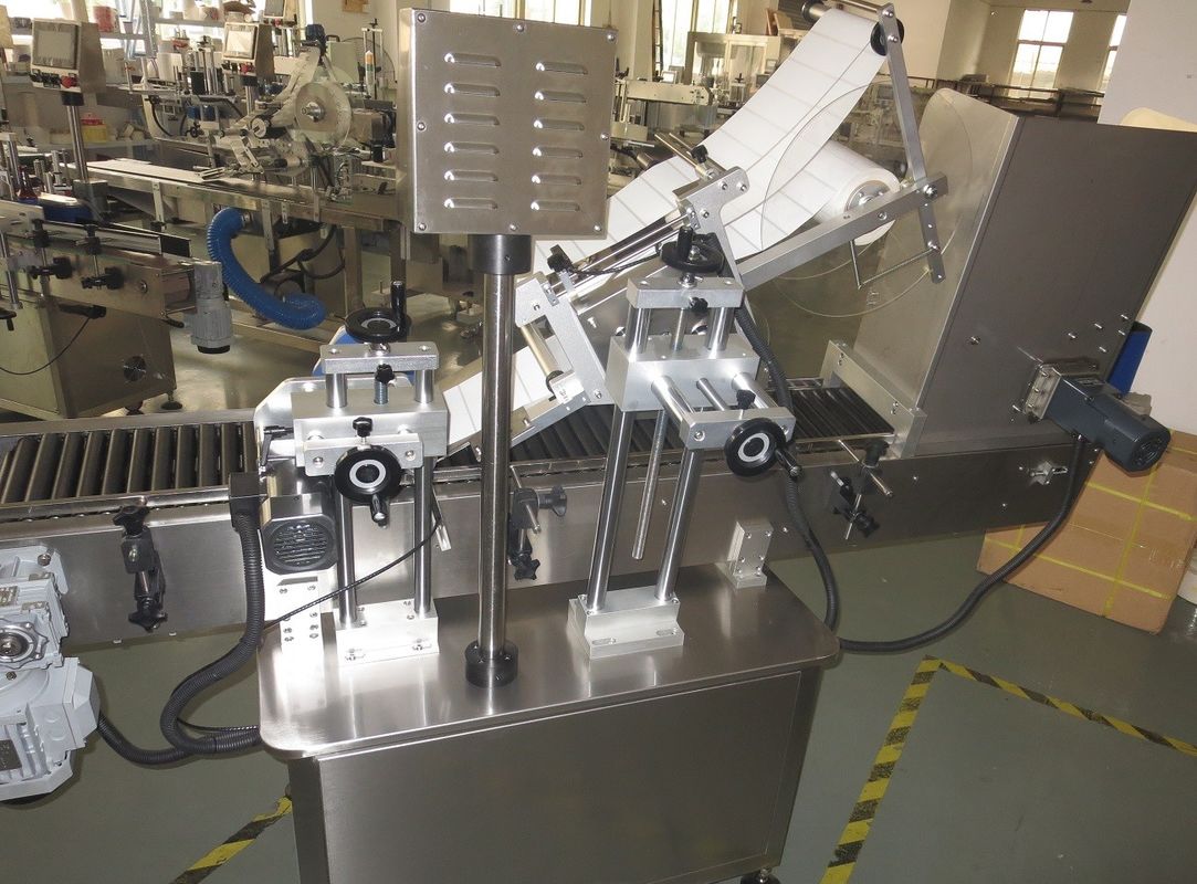 Horizontal Automatic Sticker Vial Labeling Machine For Ball Pen Glue Plastic Tube