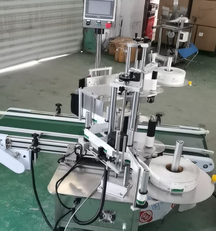 ODM 450kg Big Drum Flat Bottle Labeling Machine Applicator For Oil ...