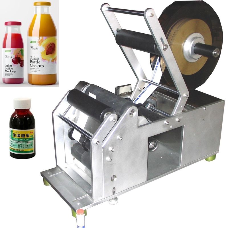 Aluminum SS304 Tube Semi Auto Label Applicator 18mm-120mm