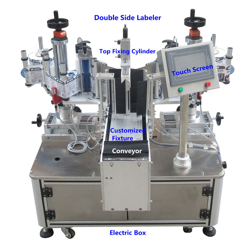 PET Plastic Round Bottle Sticker Blood Collection Tube Labeling Machine OEM