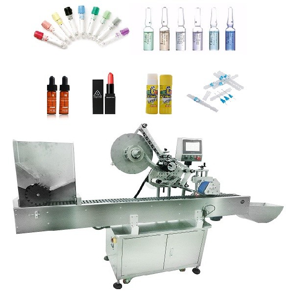 Medical Ampoule Sticker Labeling Machine Automatic Sticker Applicator
