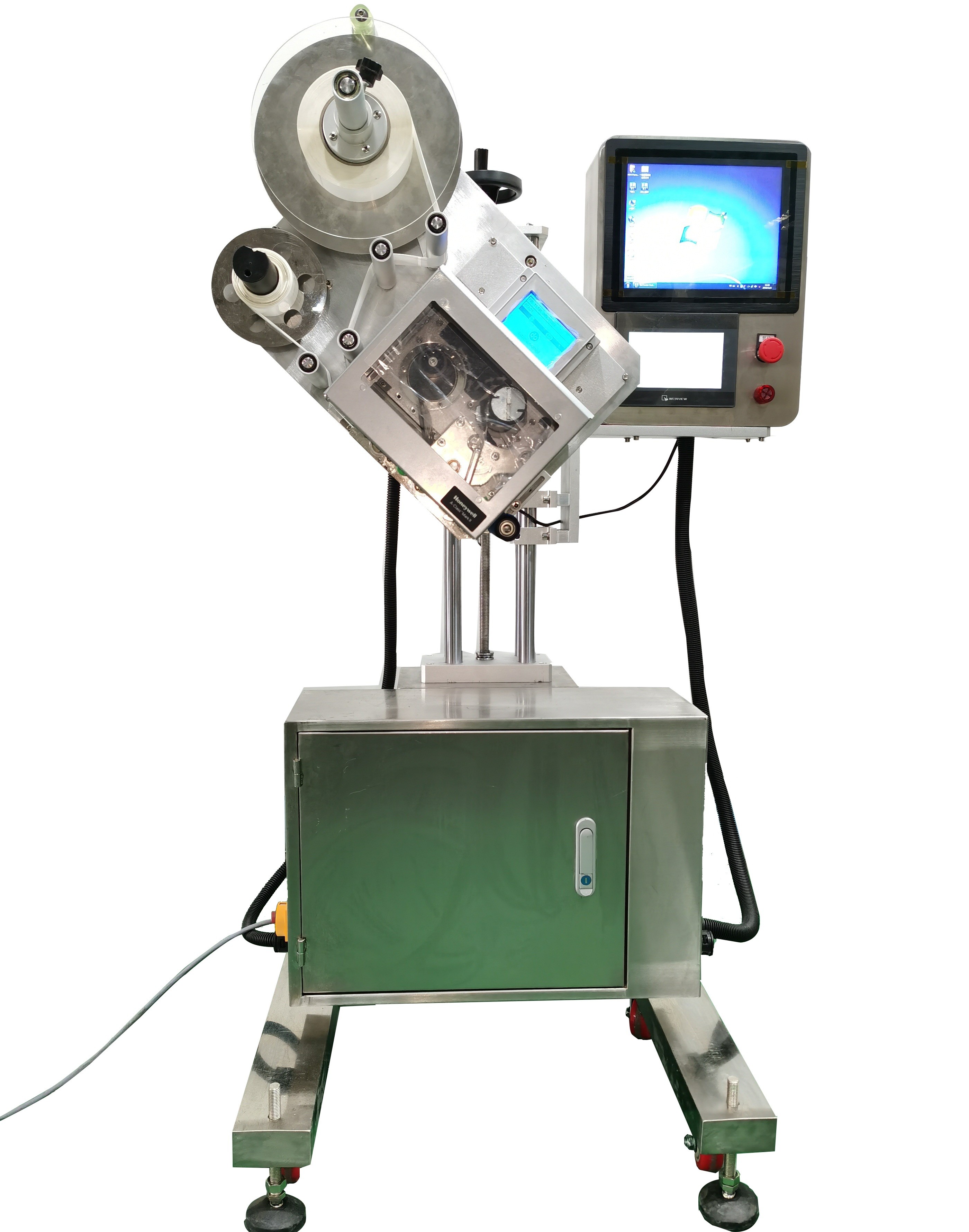 Zebra ZE500 Printing Sticker Tagging Machine Self Adhesive Labeling ...