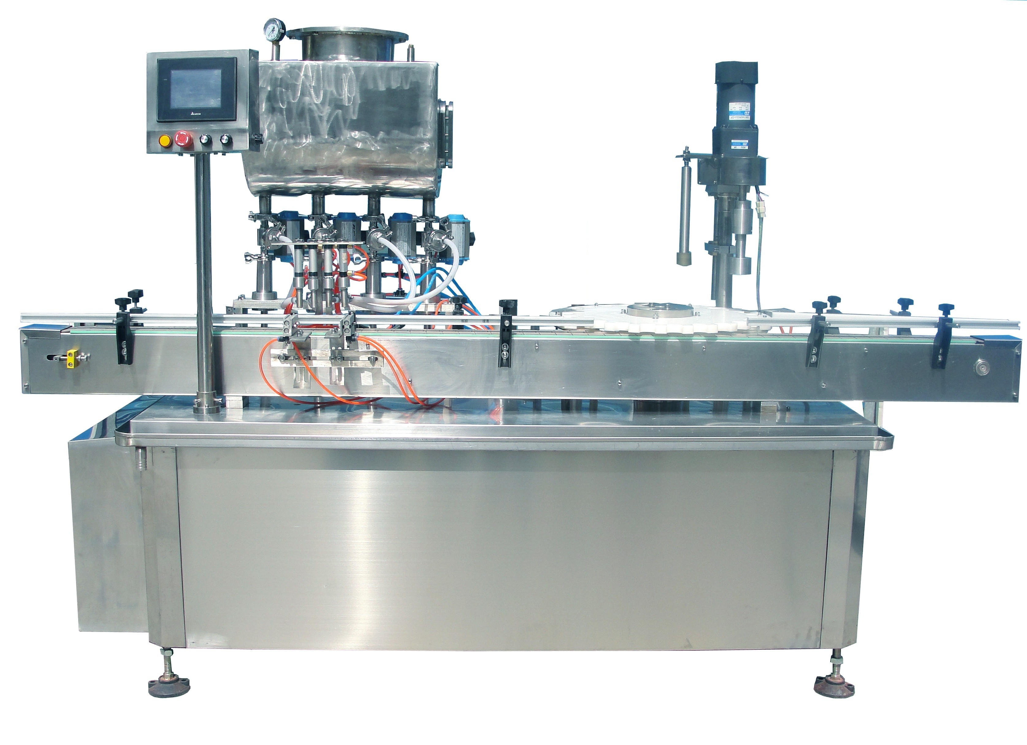 Automatic Volumetric Piston Filling Machine For Dish Washing Liquid ...