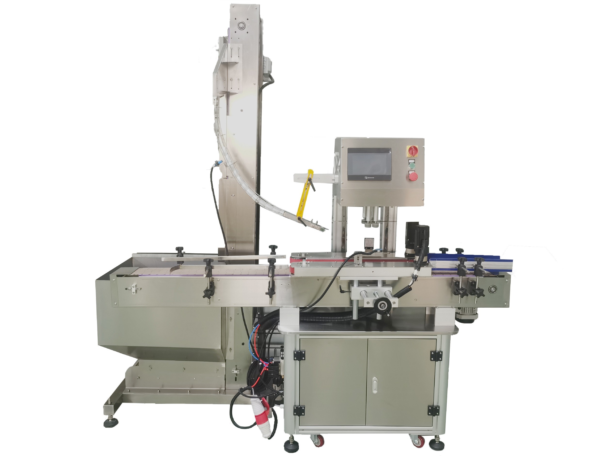 Pneumatic Screw Automatic Capping Machine Feeding Servo