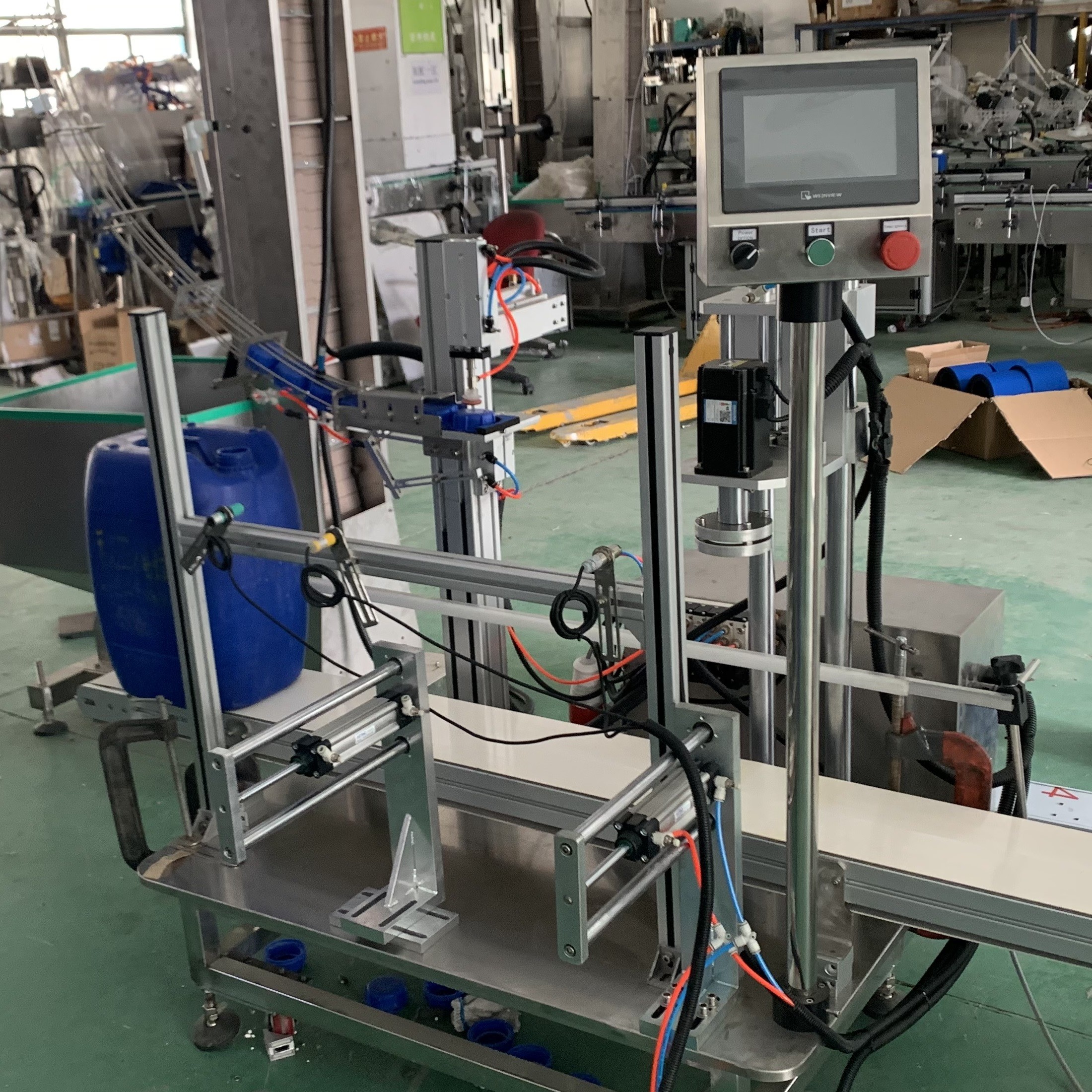 Soysauce Vinegar Barrel ROPP Semi Automatic Capping Machine 10L-30L