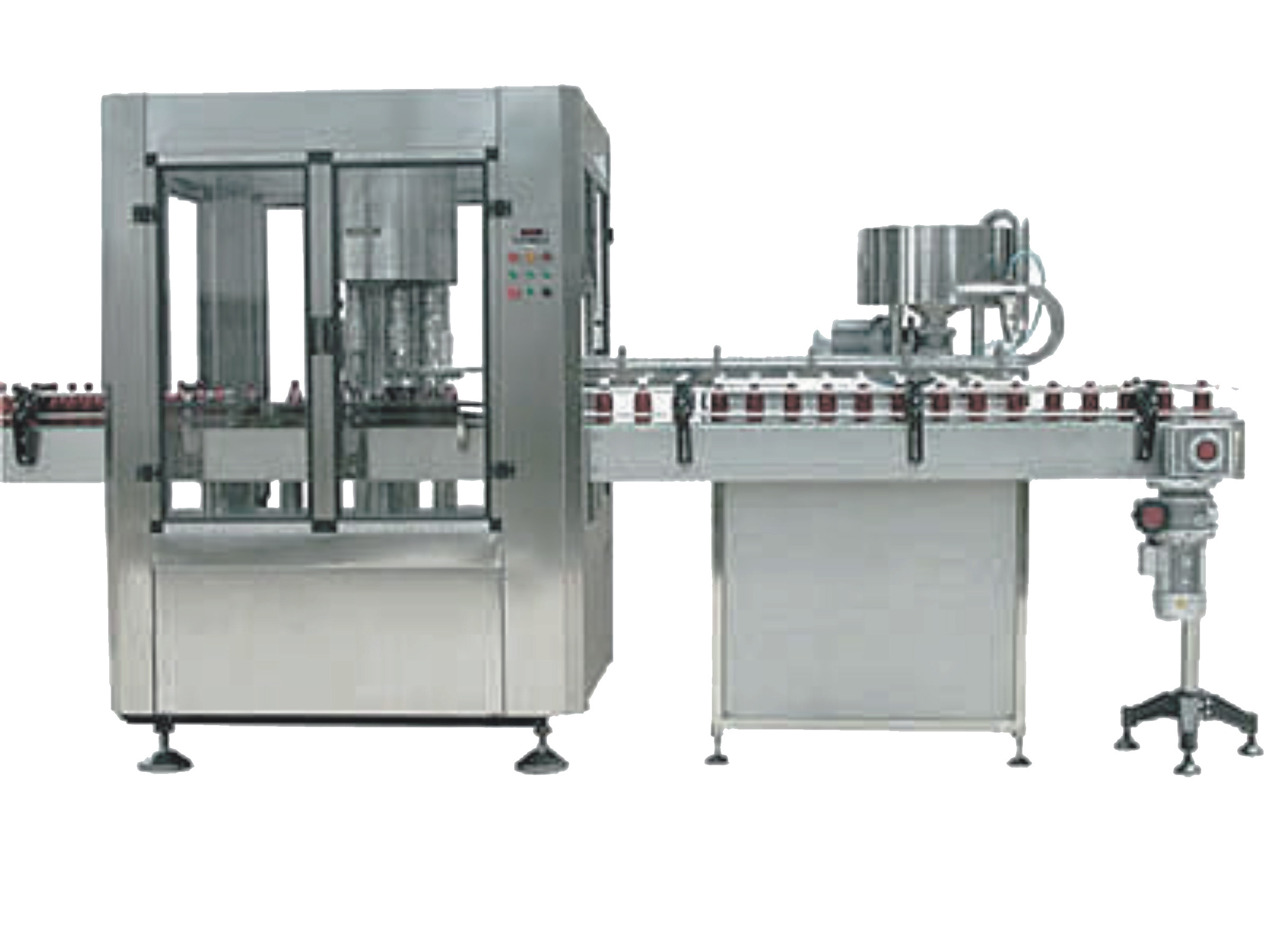 Inline Screw Rotary Semi Capping Machine Water Bottle Sealing Machine ...