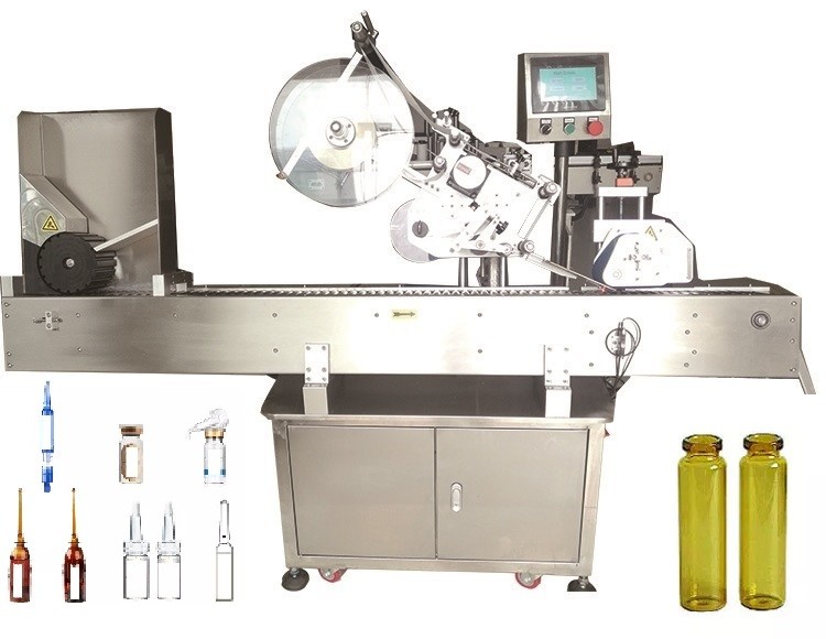 ODM Automatic Paper Tube Small Vial Labeling Machine 220KG