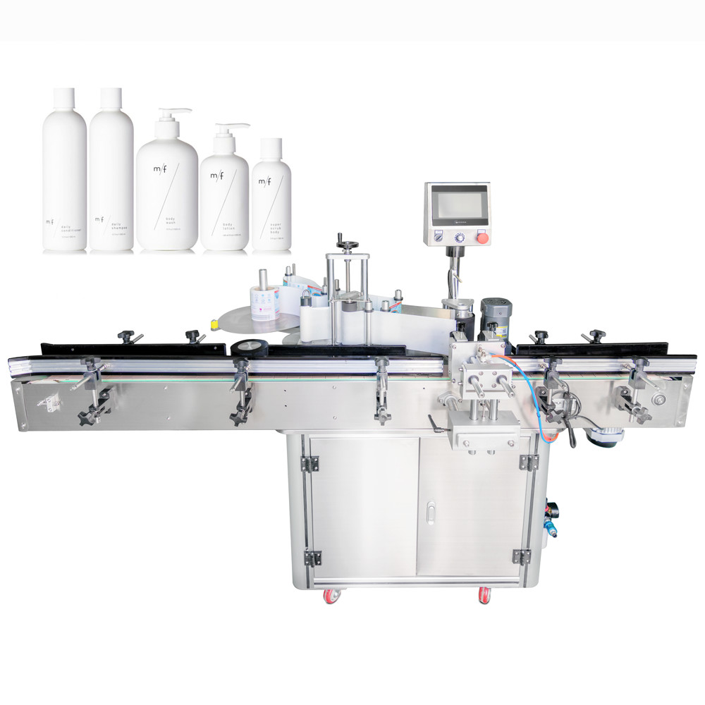 High Speed Date Printer Automatic Bottle Labeler Machine 60 Bottles/Min ...