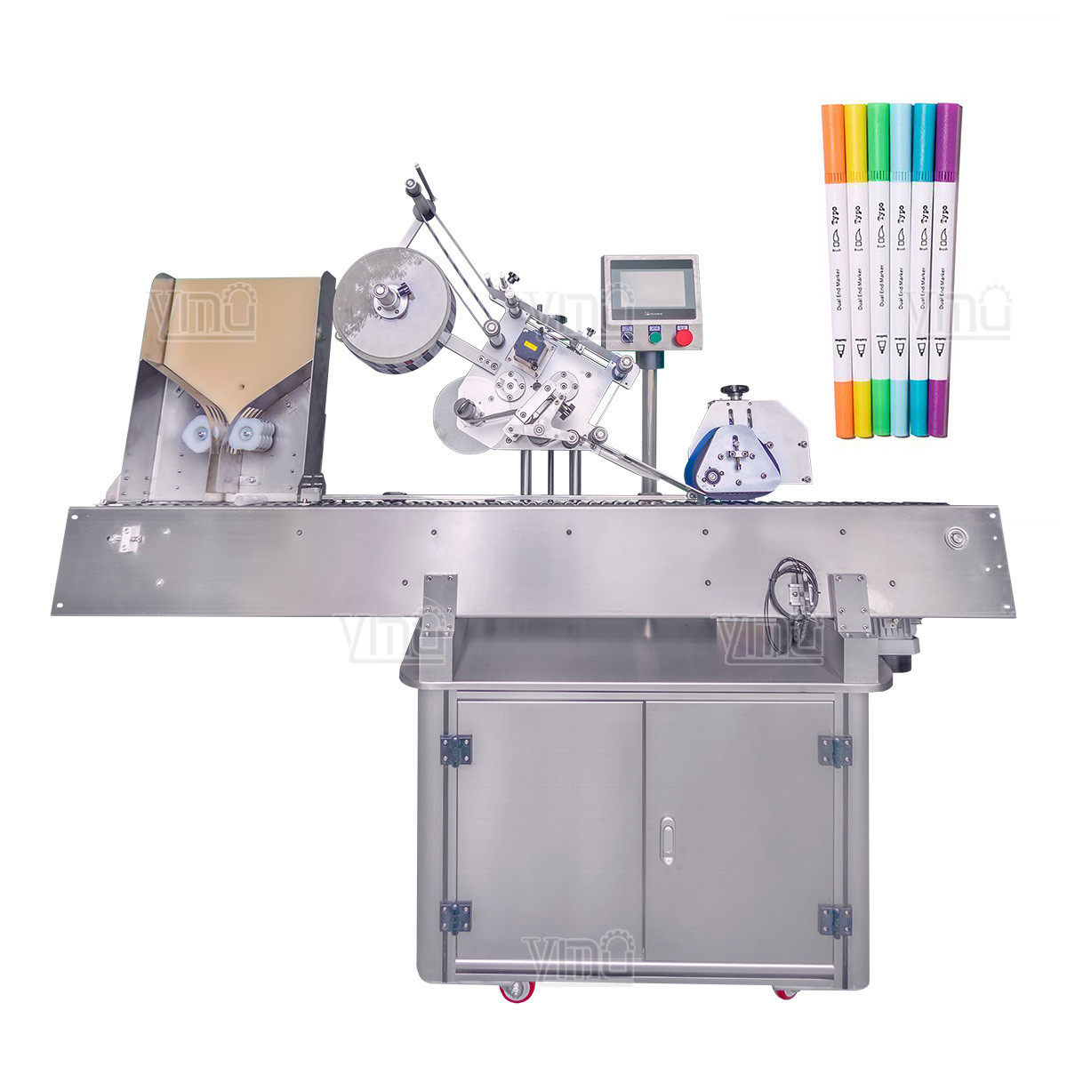 Electric Automatic Wax Crayons Labelling Machine For Syringe Vial Label ...