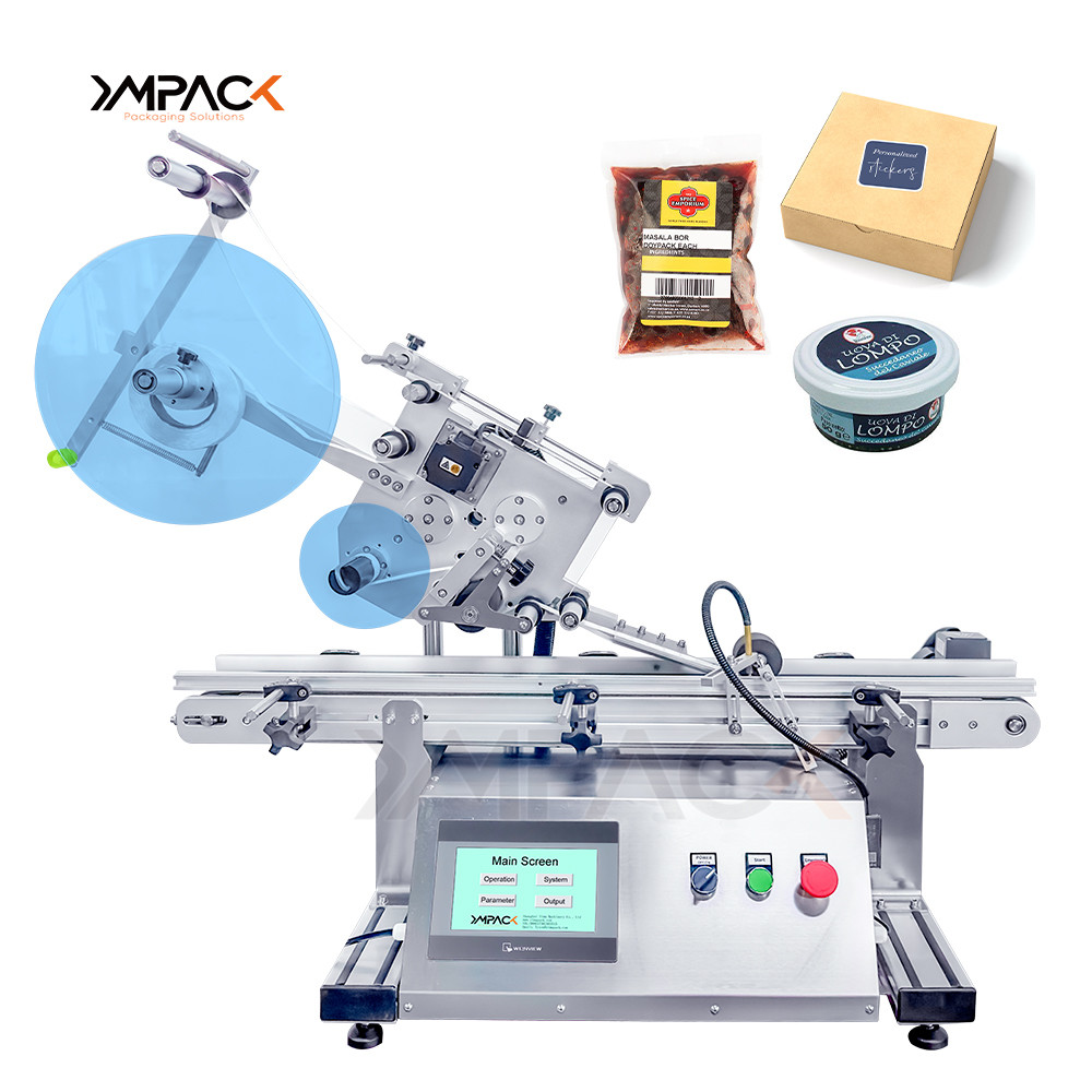 YIMU Desktop Automatic Labeling Machine For Flat Top And Bottom Plane