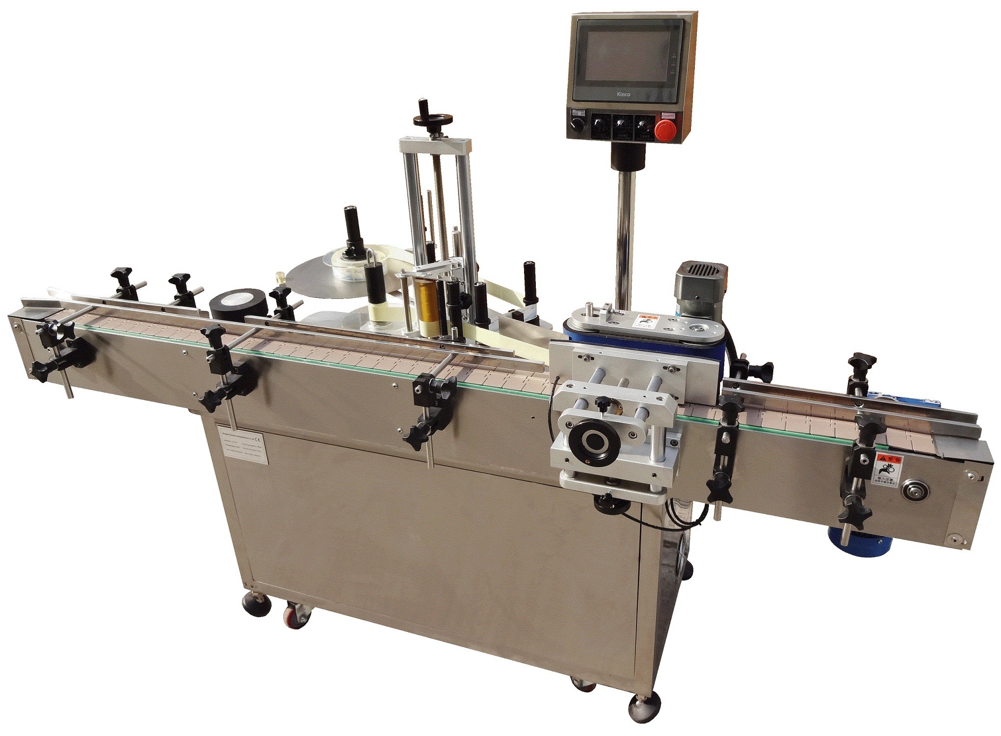 Pneumatic Round Bottle Automatic Labeling Machine Glass for Cosmetic ...