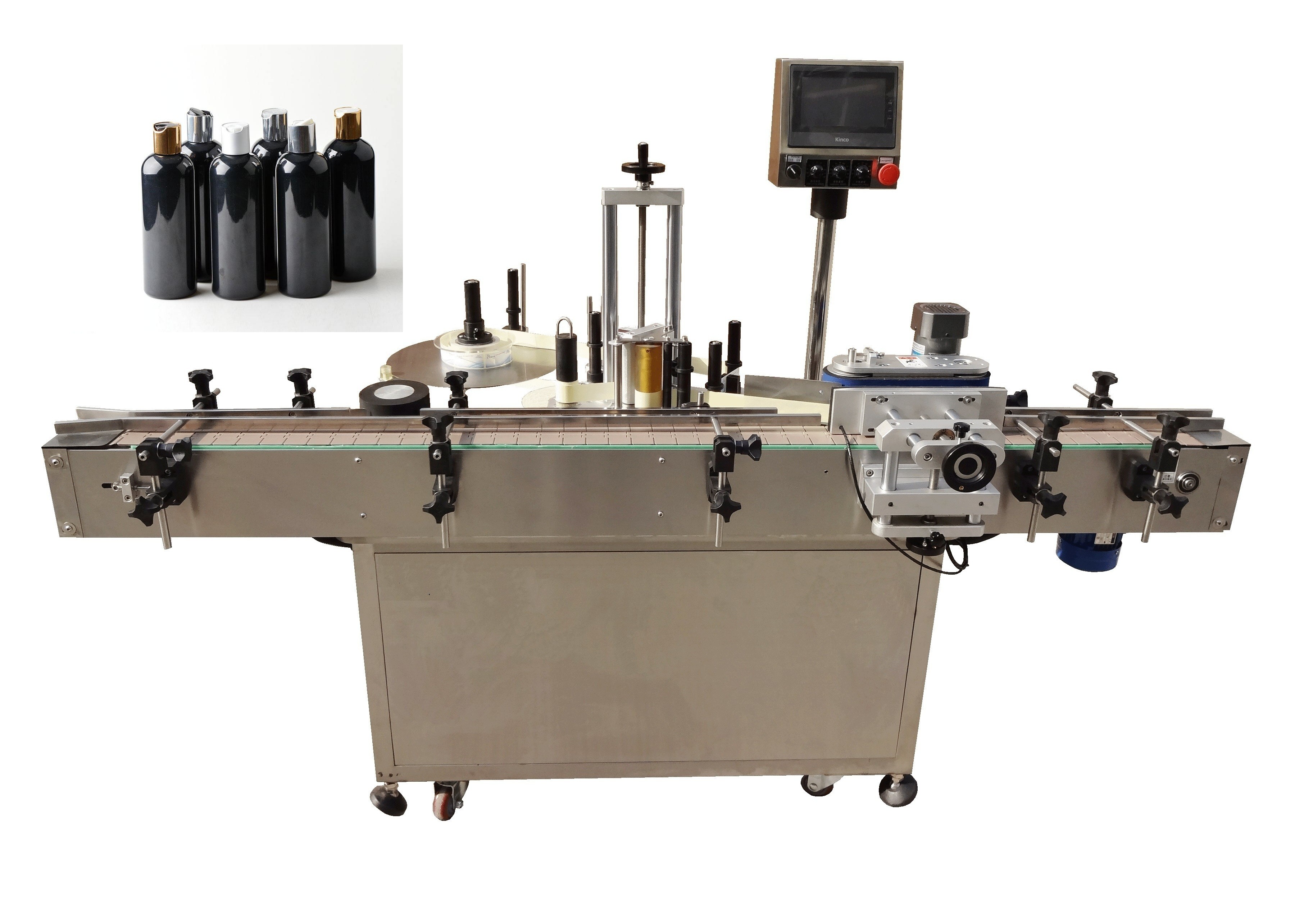 TUV 700W Full Automatic Labeling Machine Applicator For Round PET Jar ...