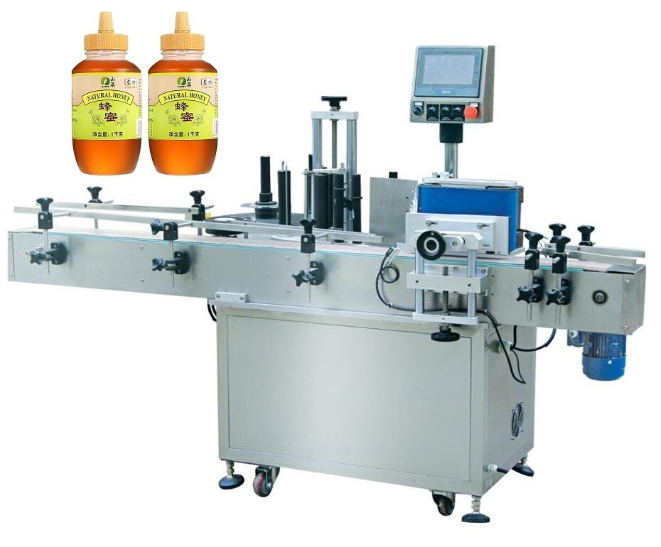 HMI Round Jars Can Stick Automatic Labeling Machine Pharmaceutical ...