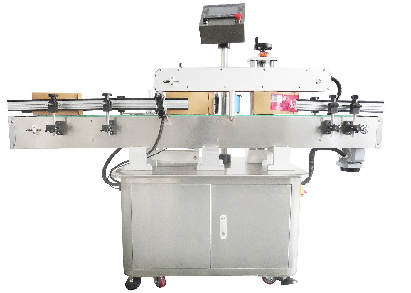 Automatic One Side Tapered Label Applicator Labeler For Sauce Nut Jar ...