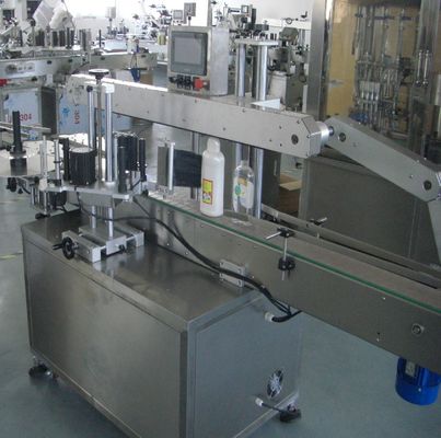 SUS 304 Automatic Single Side Barrel Bucket Labeler Flat Surface Bottle ...