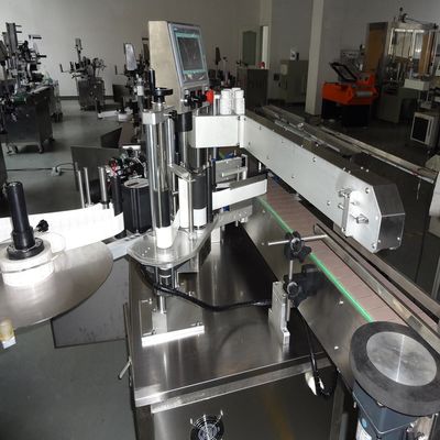 SUS 304 Automatic Single Side Barrel Bucket Labeler Flat Surface Bottle ...