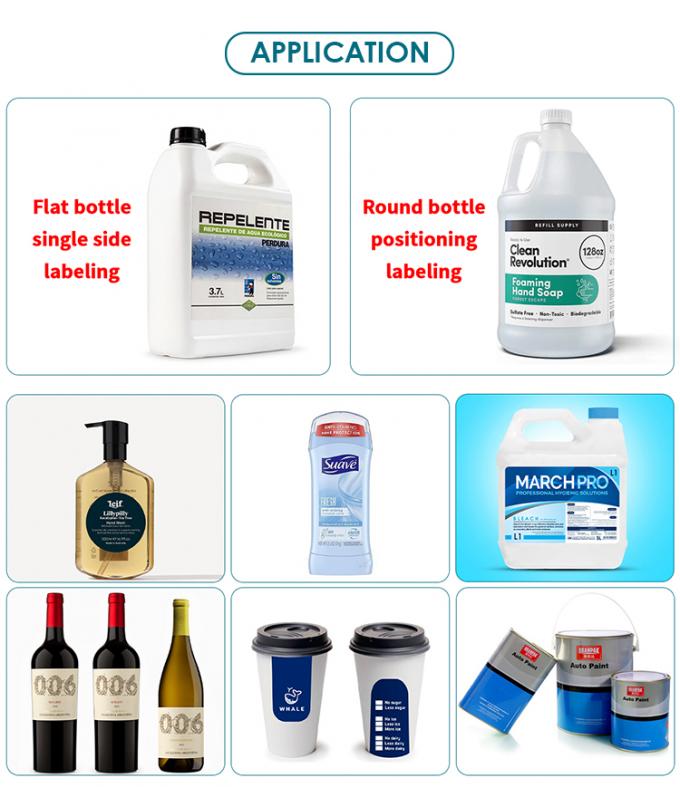 Automatic Square Canister Jar Single Side Label Applicator Round And ...