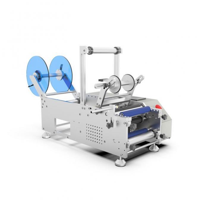YM130 Manual Round Bottle Labeling Machine Semi-auto Label Applicator ...