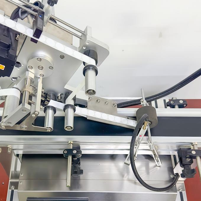 2024 Automatic Flat Label Applicator Machine For Top Bottom Labeling On ...