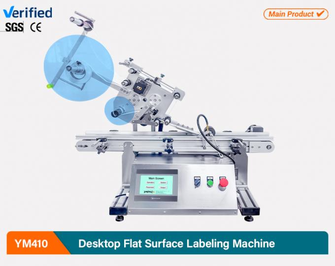 2024 Automatic Flat Label Applicator Machine For Top Bottom Labeling On ...